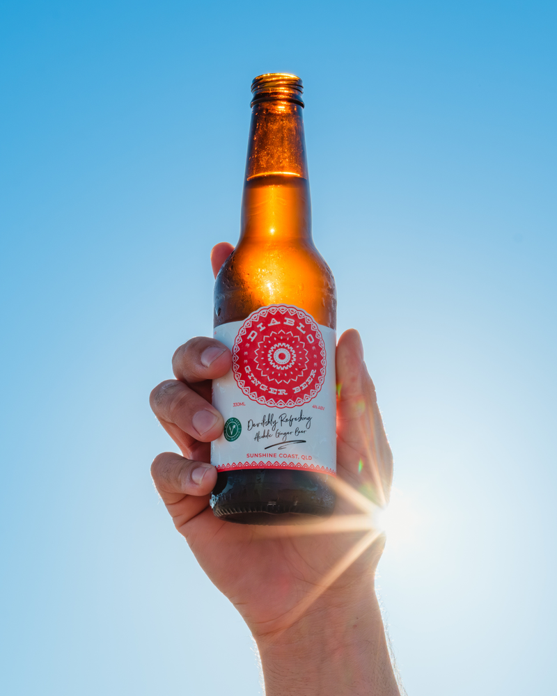 Diablo Alcoholic Ginger Beer Carton - 16 Stubbies – Diablo Co